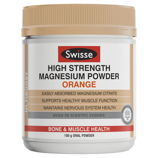 Swisse Ultiboost High Strength Magnesium Powder Orange 180G | DDS